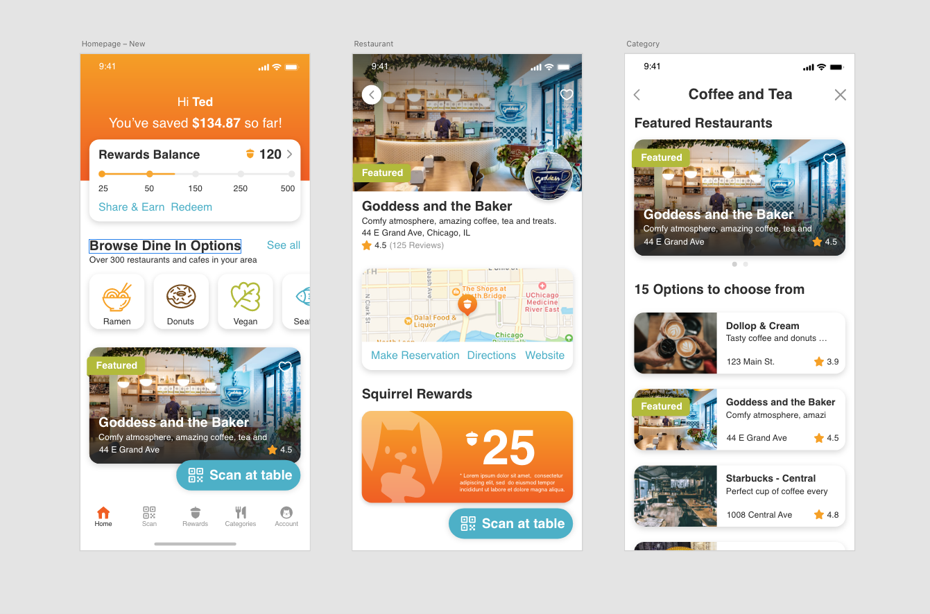 Food Rewards App Design by Zachary Price on Dribbble