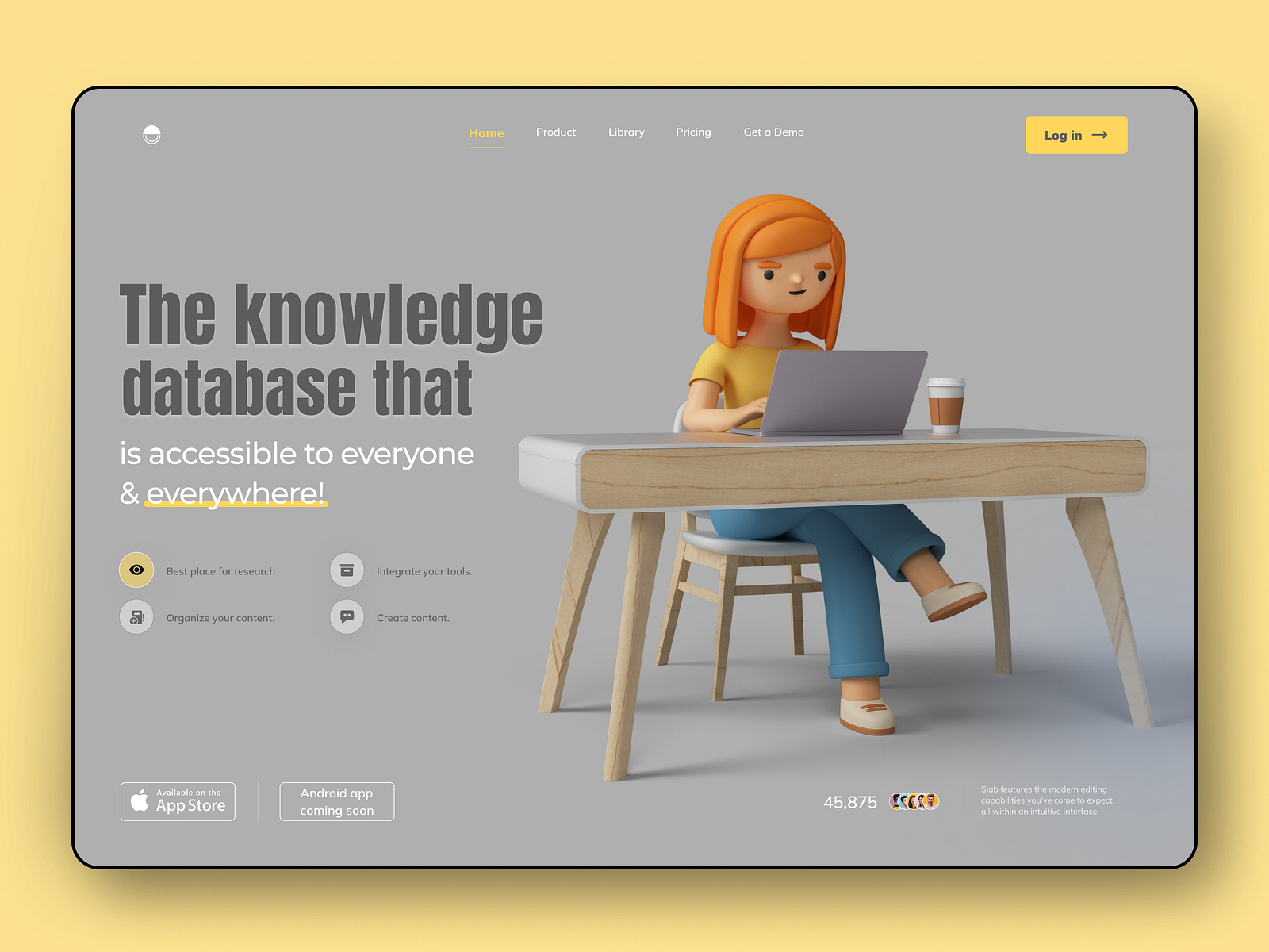 Knowledge Database by JeanPierre Giordano on Dribbble
