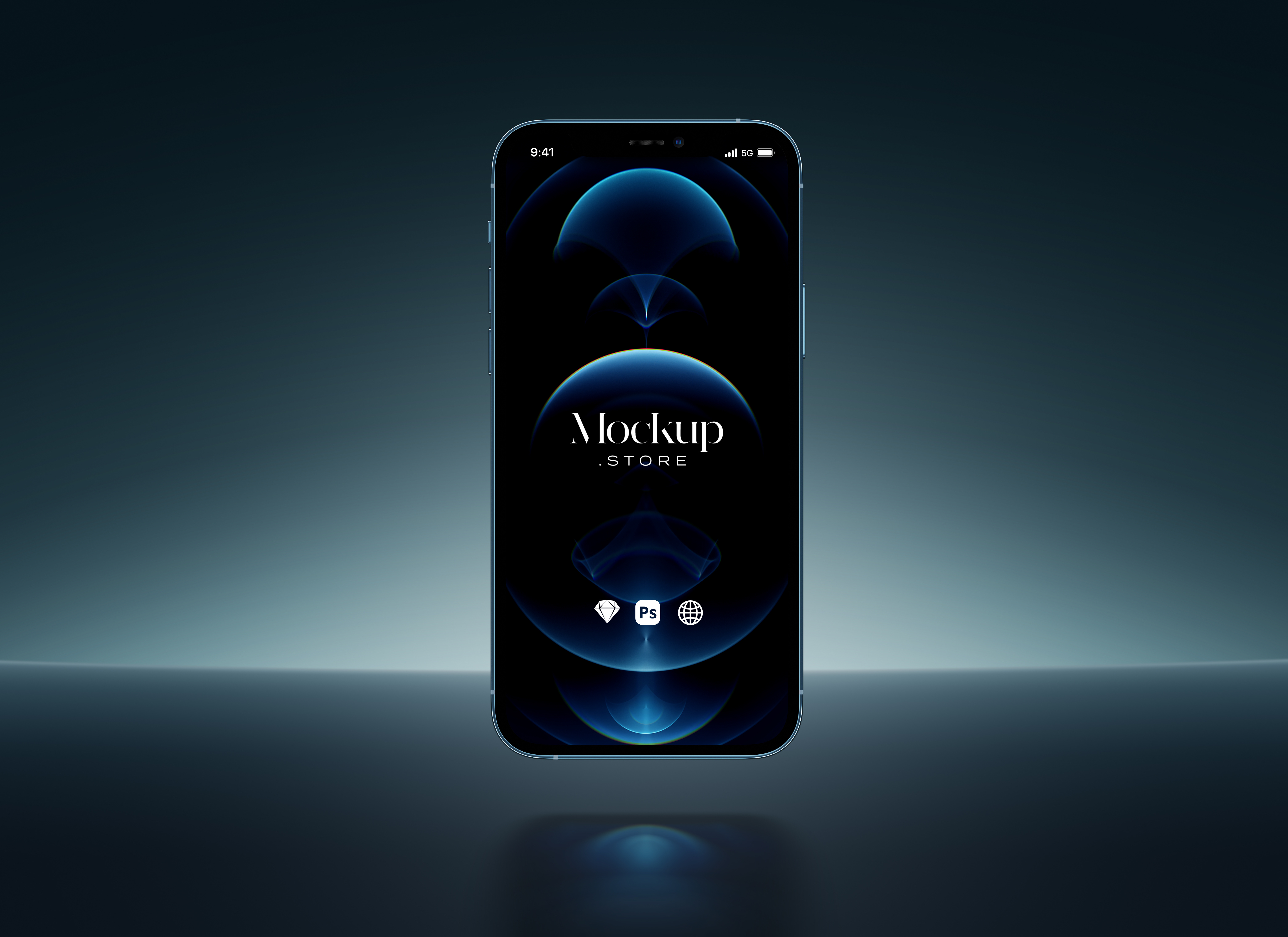 iPhone 12 Pro front view mockup - psd / sketch / online by Dylan on ...