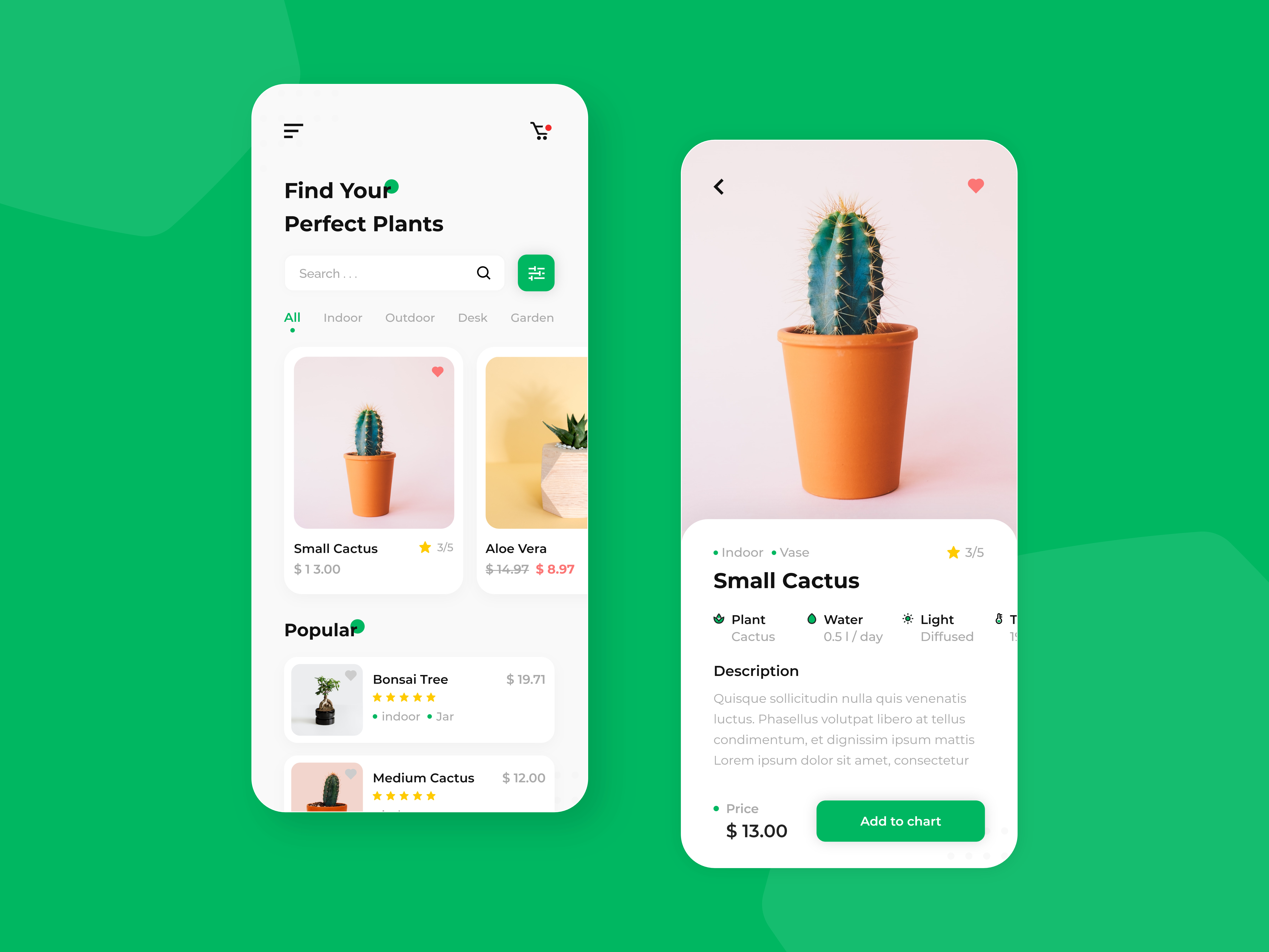 Plant App by Bagus on Dribbble