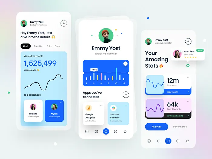 Browse thousands of Dashboard UI Mobile images for design inspiration ...