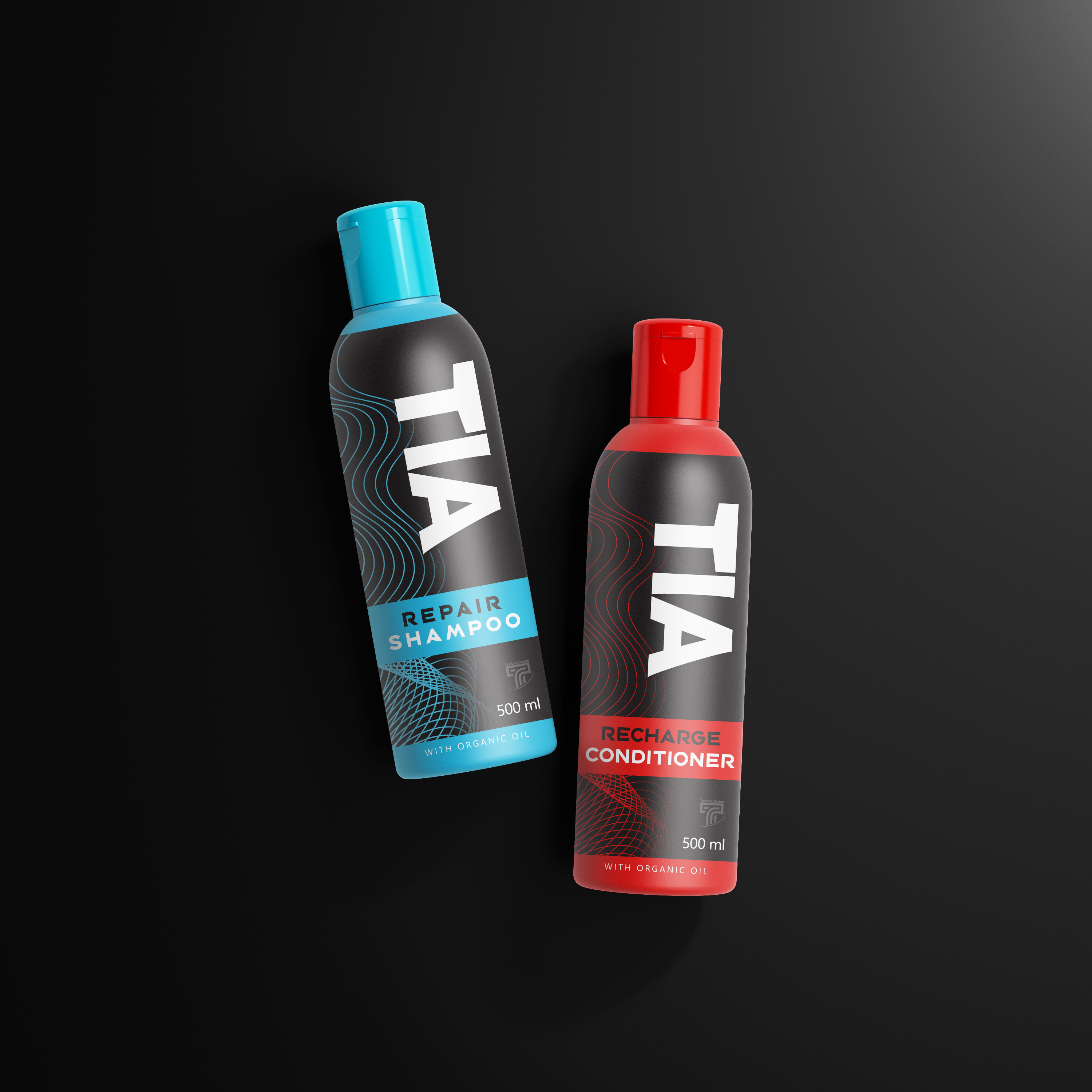 Shampoo and Conditioner bottles by Teodora Stojanović on Dribbble