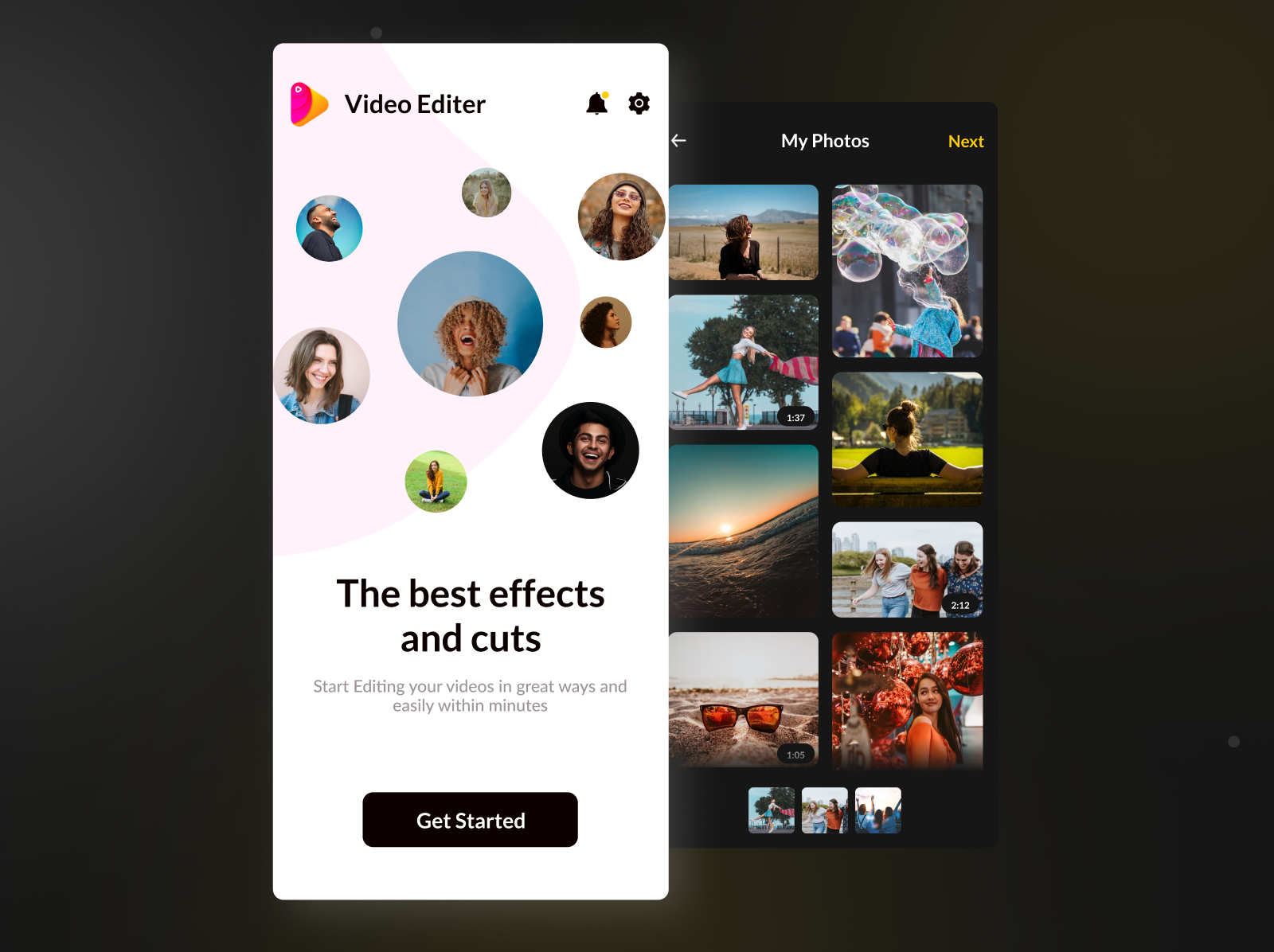 Video Editor App Design by Implies Solution on Dribbble