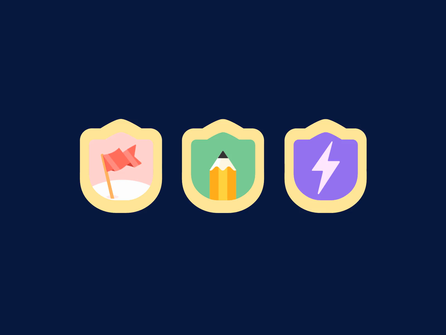 Performance Badges by Lido Learning on Dribbble