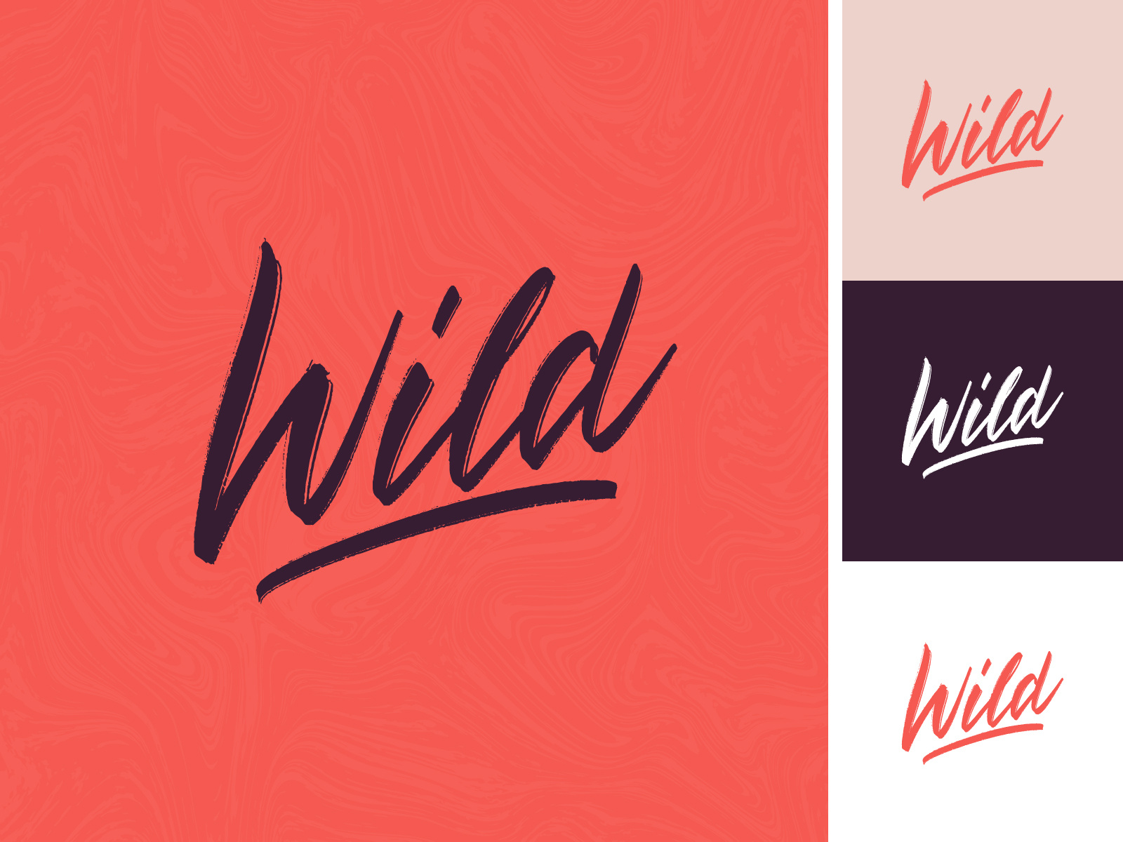Wild lettering logo sketch by Max Letters on Dribbble