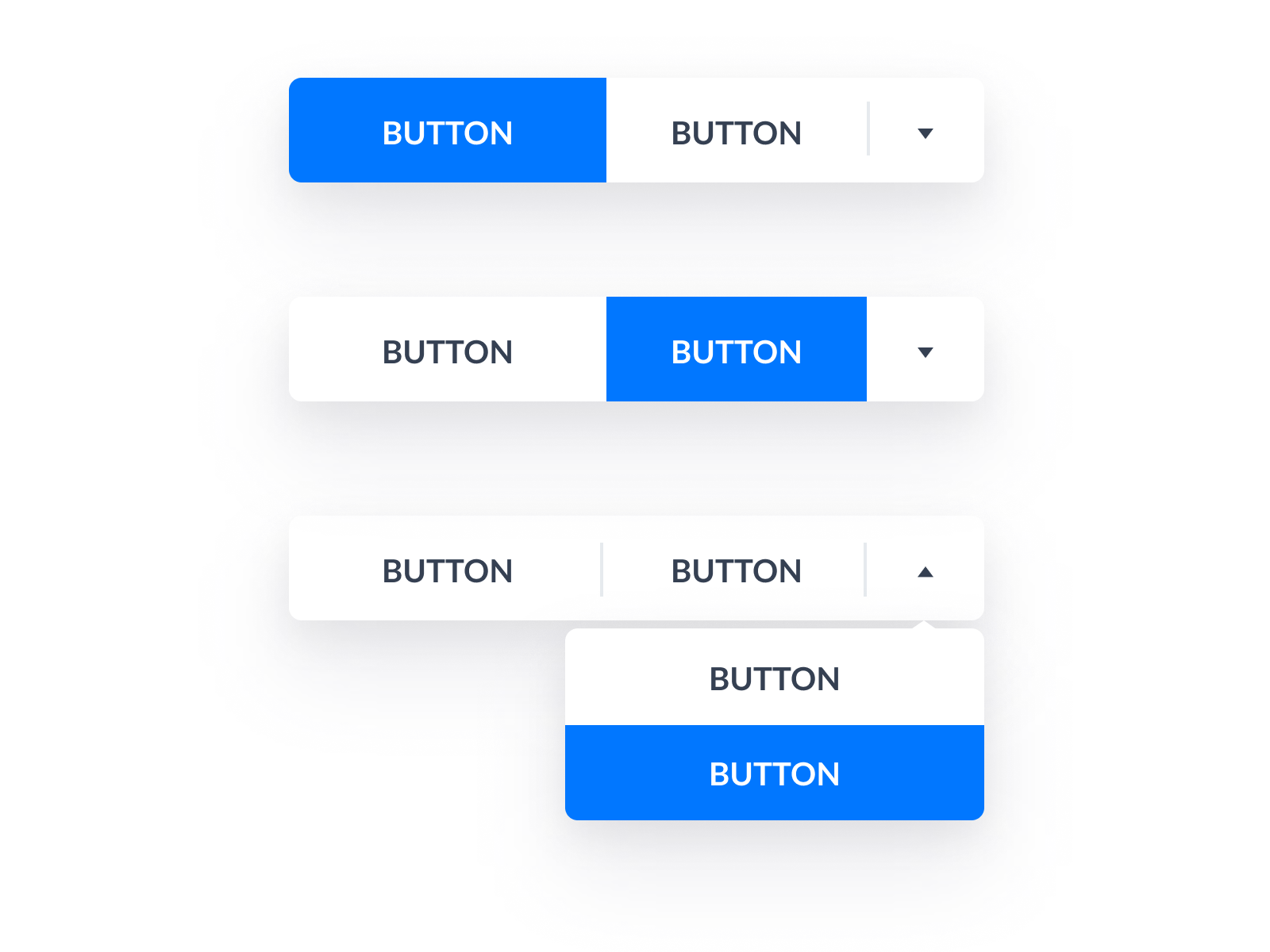 Button group by Lulu Wang on Dribbble