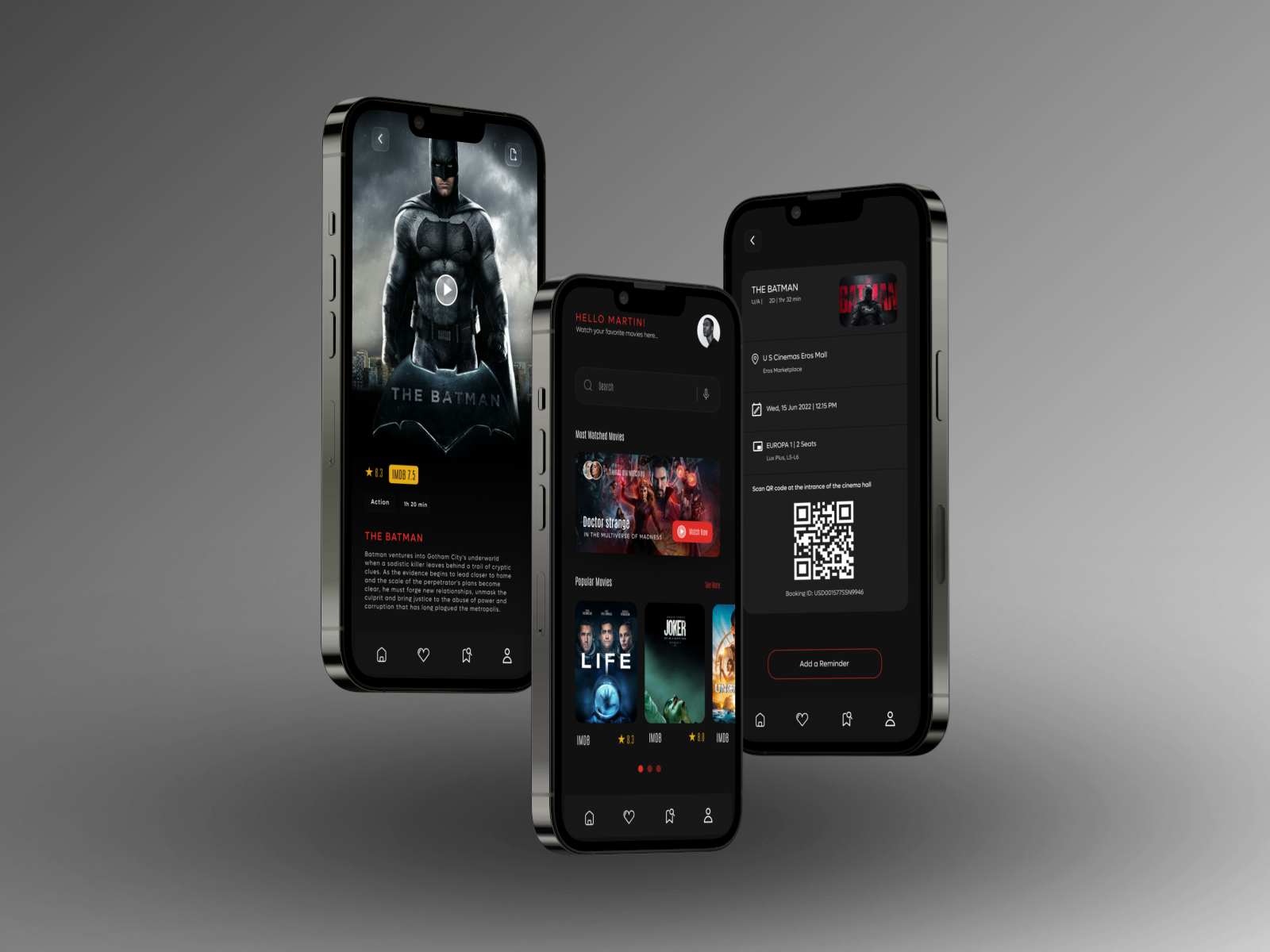 Movie Streaming | Cinema Booking App by Mr. Anis for Vision IT Studio ...