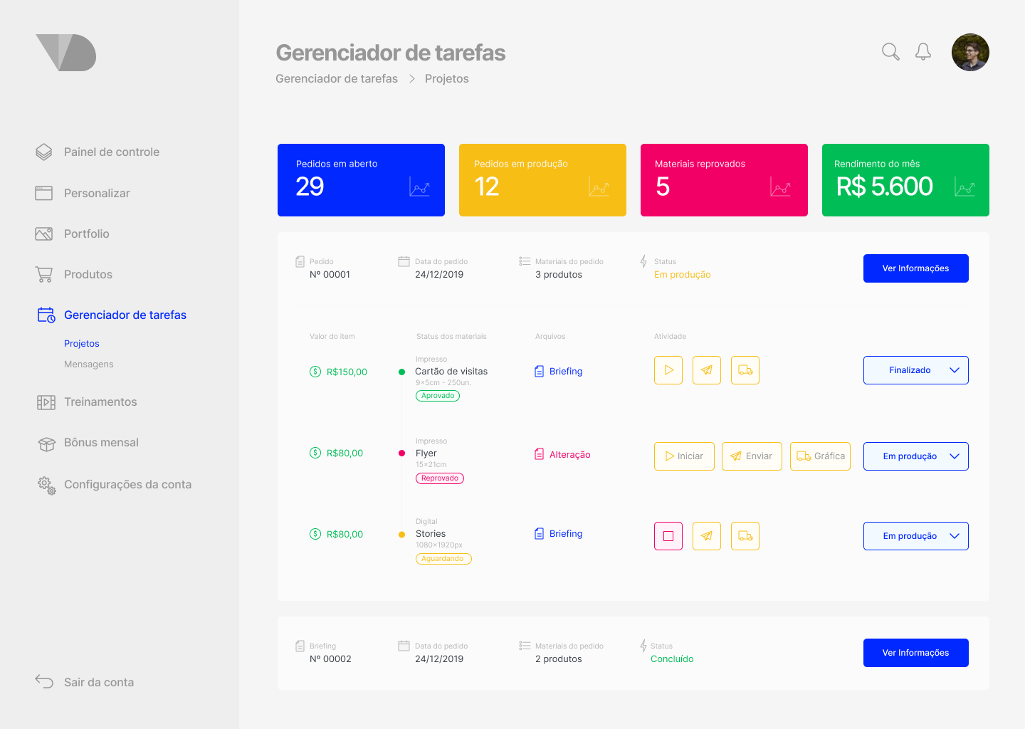 Venda Design - task by Thiago Lazaro on Dribbble