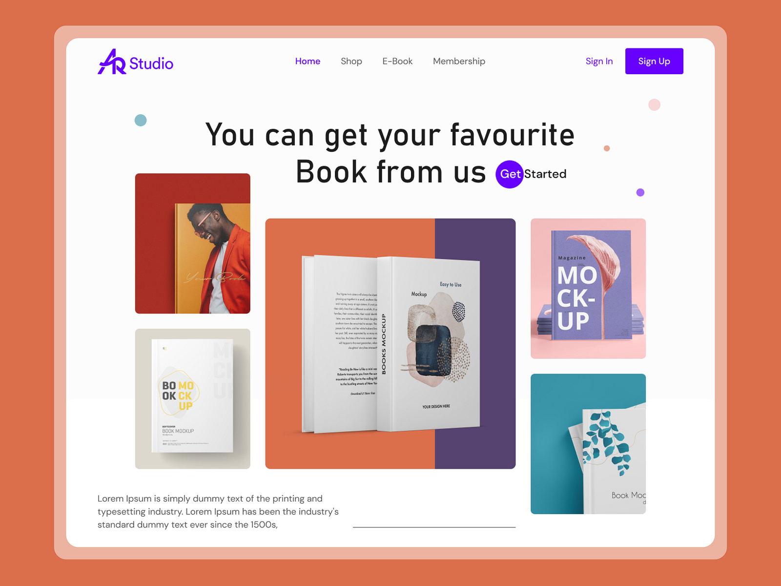 Book Store Landing Page Design by Akash Ahamed on Dribbble