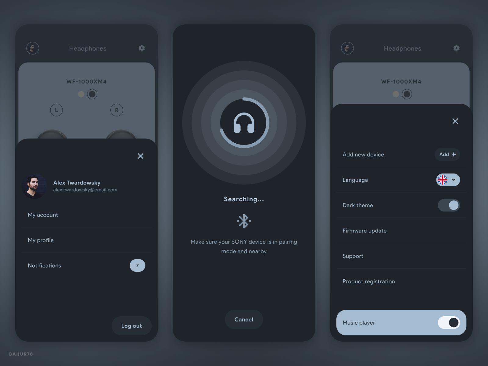 Earbuds - Mobile App by BAHUR78 on Dribbble