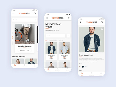 Clothing UI designs, themes, templates and downloadable graphic ...