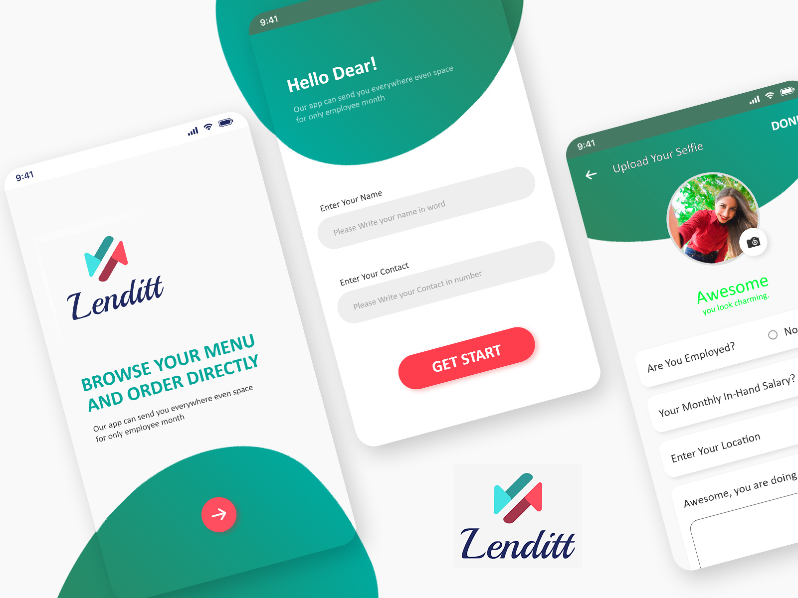 Lenditt by Jaidip Chodvadiya on Dribbble