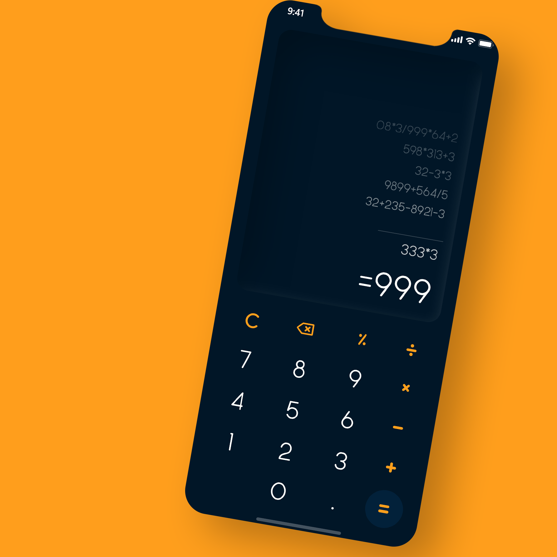 Calculator UI Design by Aakarsh B on Dribbble