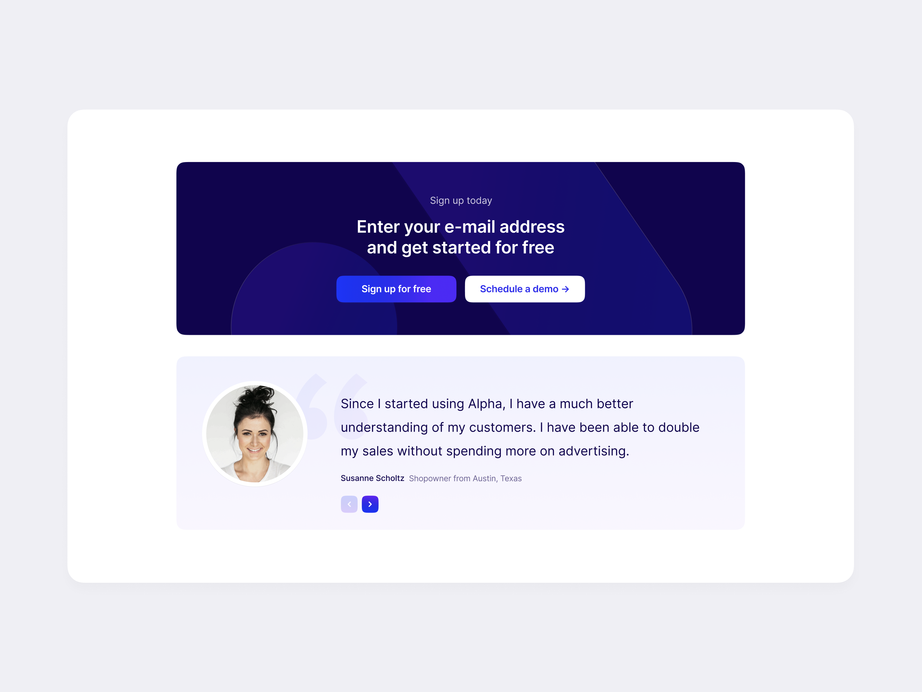 🖥 Landingpage Exploration by Diana Palavandishvili on Dribbble