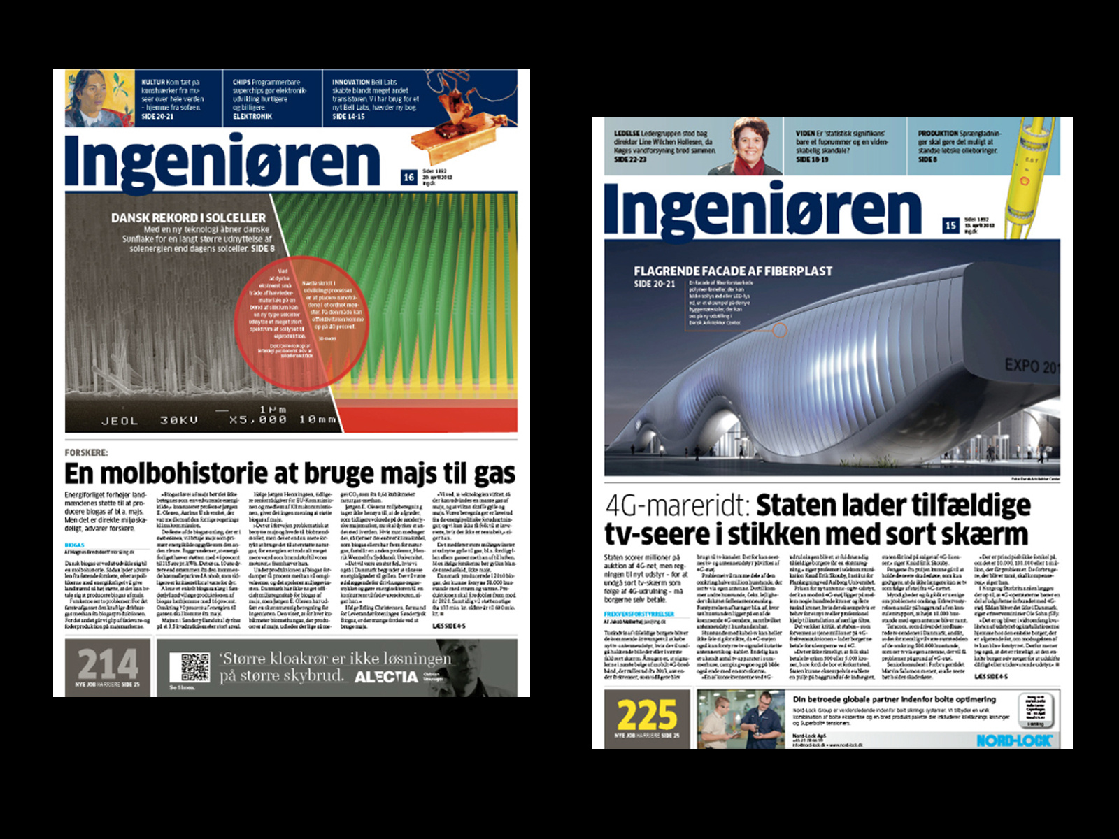 Engineering Newspaer Front Pages by Marci on Dribbble