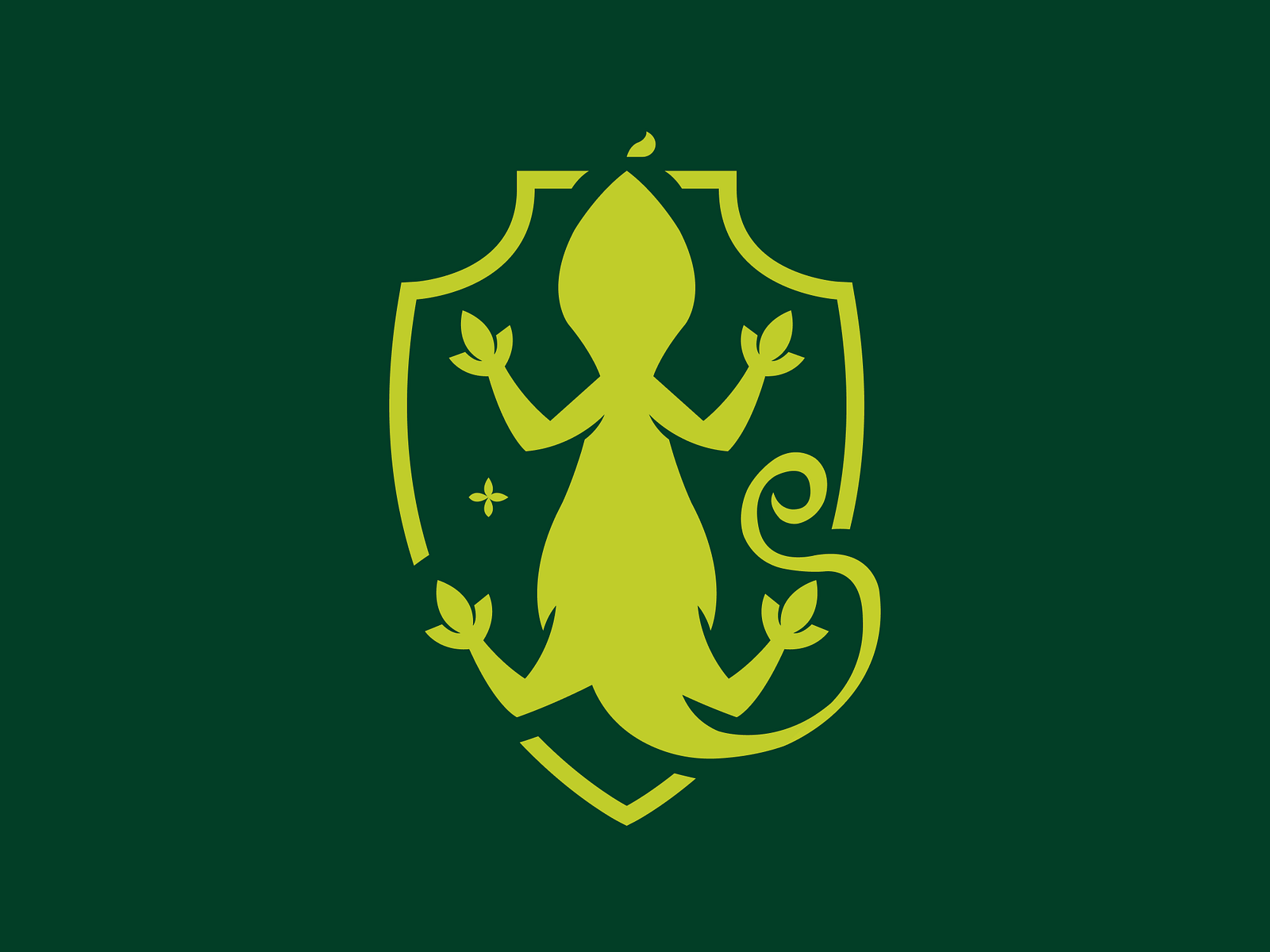 Lizard Heraldry Logo by Toms Stals for Logocave on Dribbble