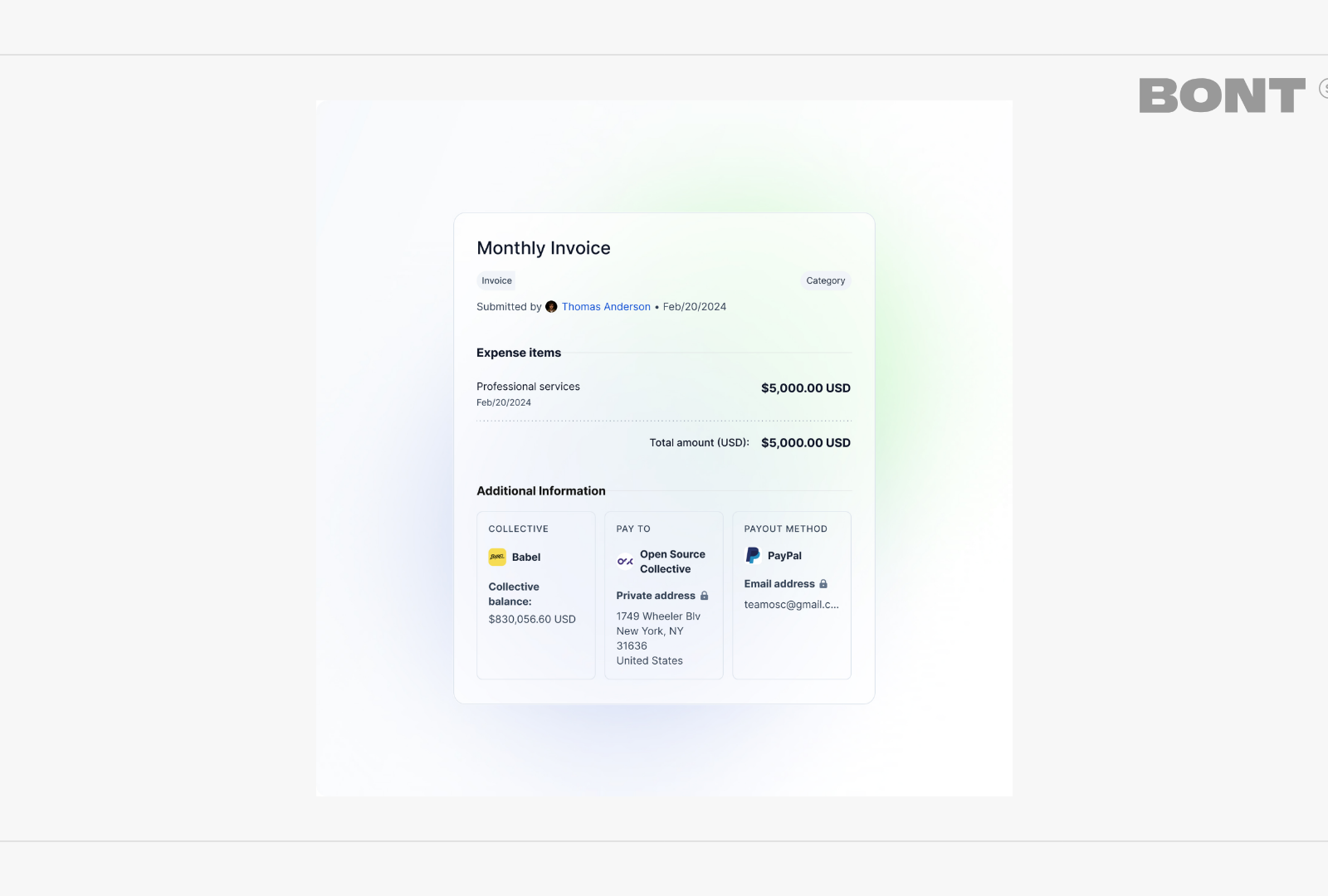Monthly Invoice Screen Design. by Bont on Dribbble