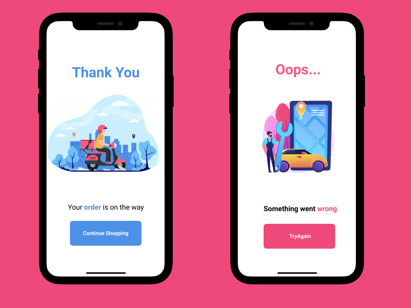 Flash Message UI by Febin Johnson on Dribbble