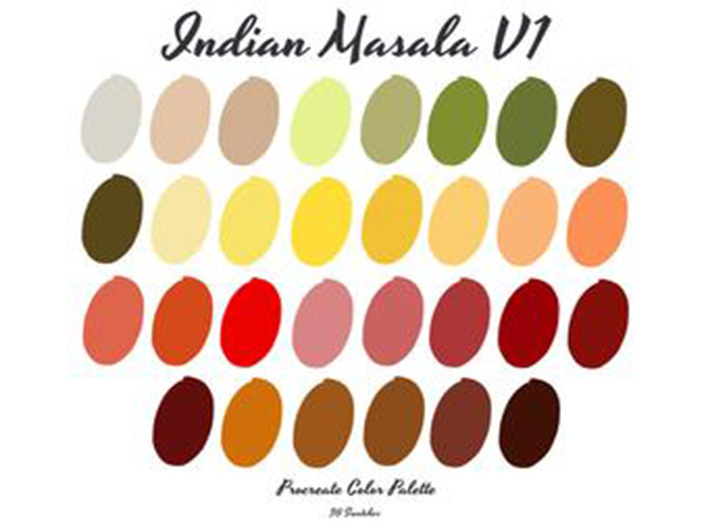 INDIAN MASALA V1 Color Palette by sasivimol on Dribbble