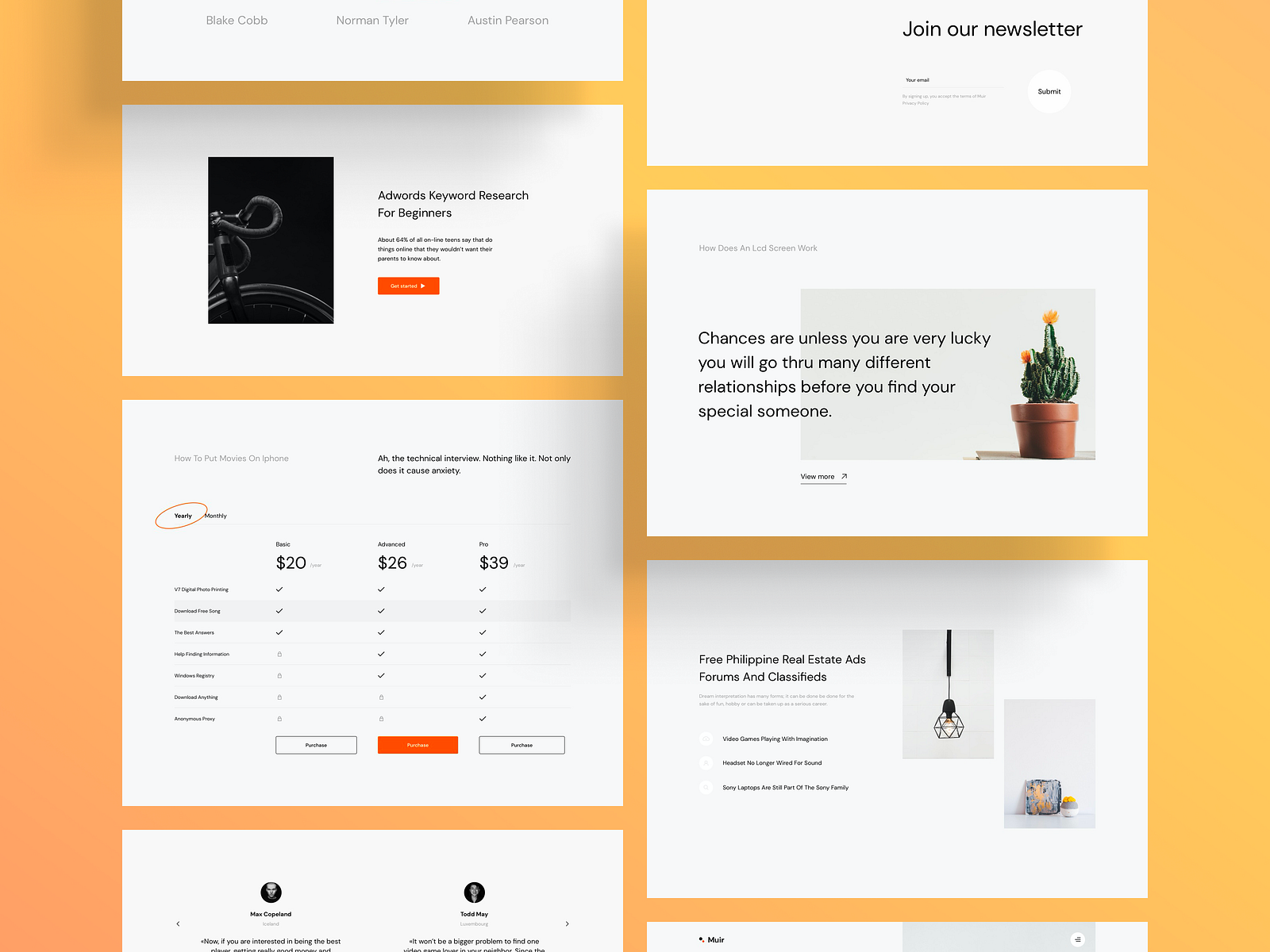 Muir – UI Kit for Sketch and Figma by Albert Girfanov for lstore ...