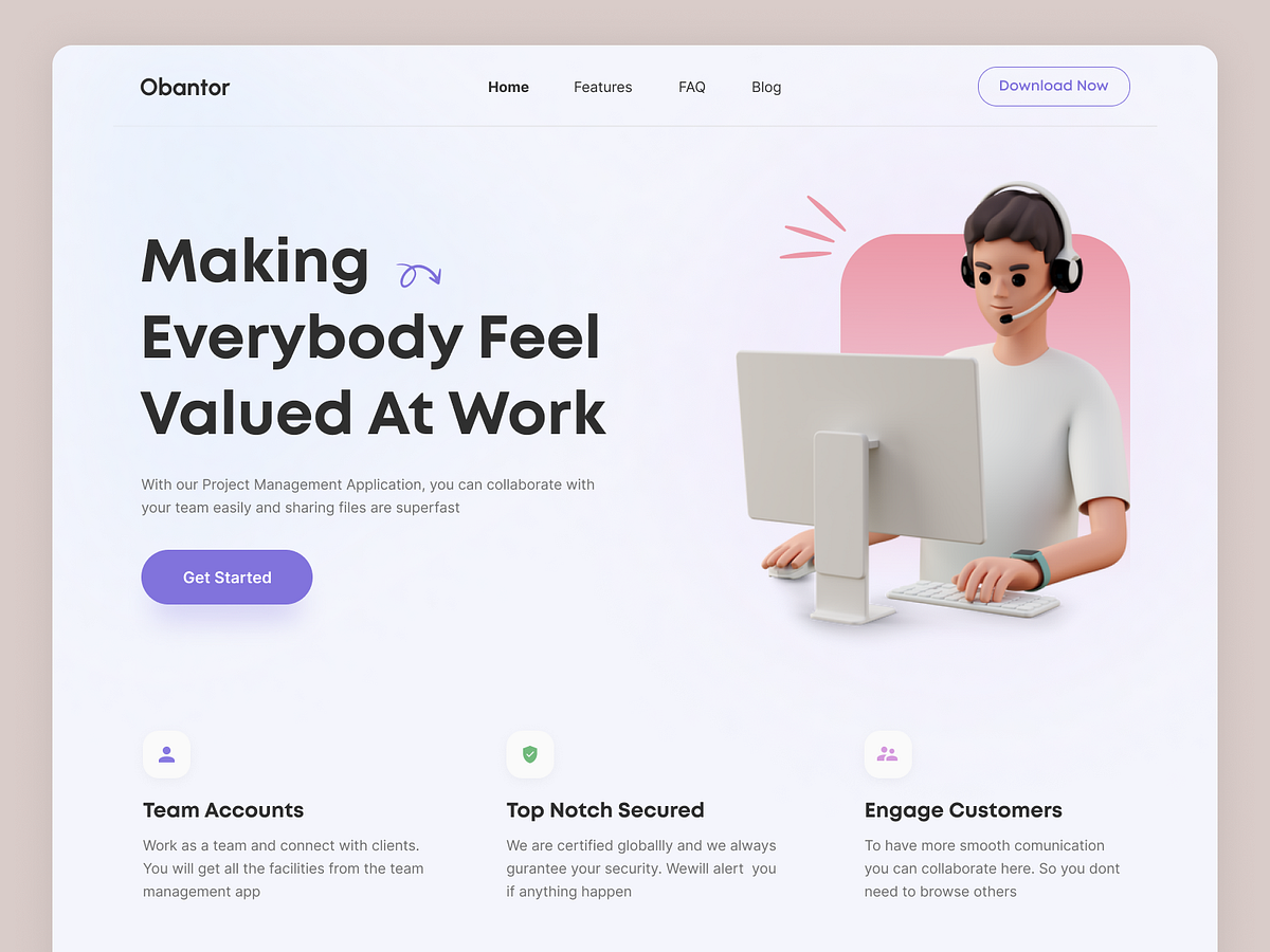 Project Management || Hero Exploration by sourav barua on Dribbble
