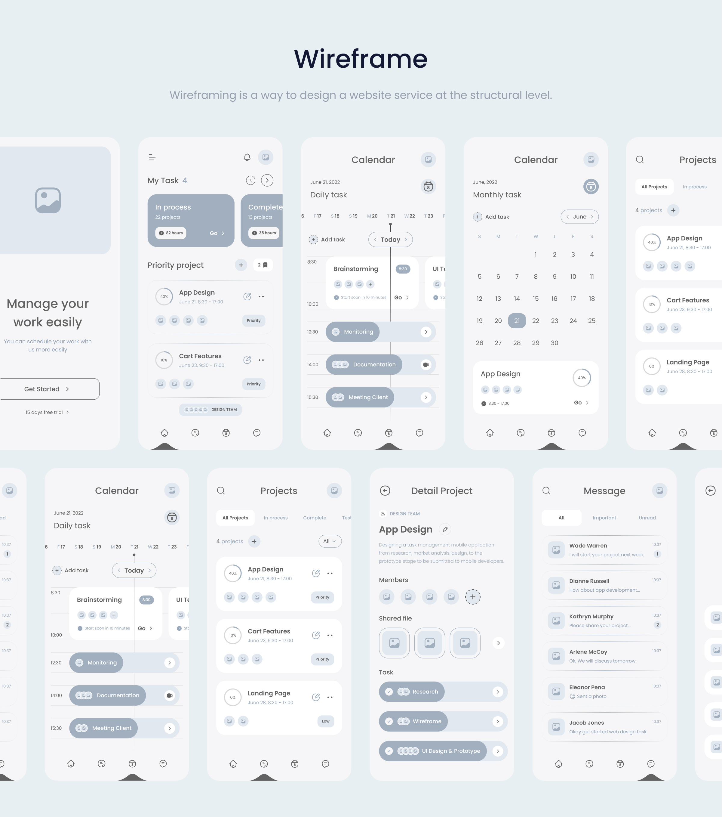 Project Management App by Dhika Endi Astowo for The Small Square on ...