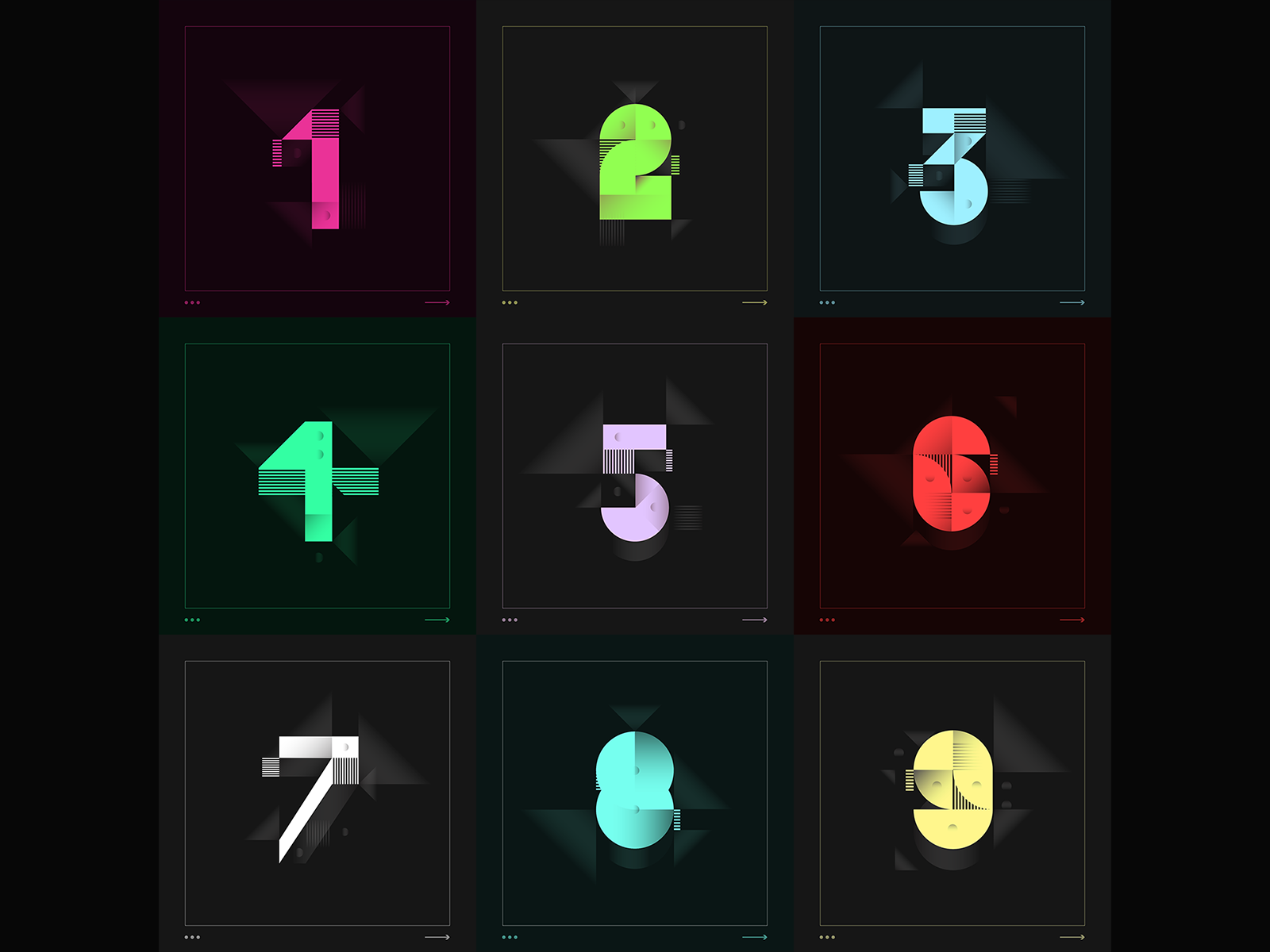 Numbers by Nenad Maksimovic on Dribbble