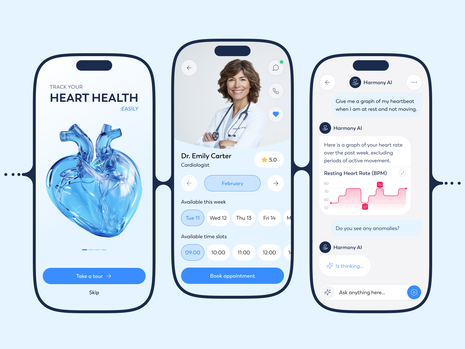 Heart Health Monitoring App – AI-Powered Cardio Care by Vikky for Lu-lu ...
