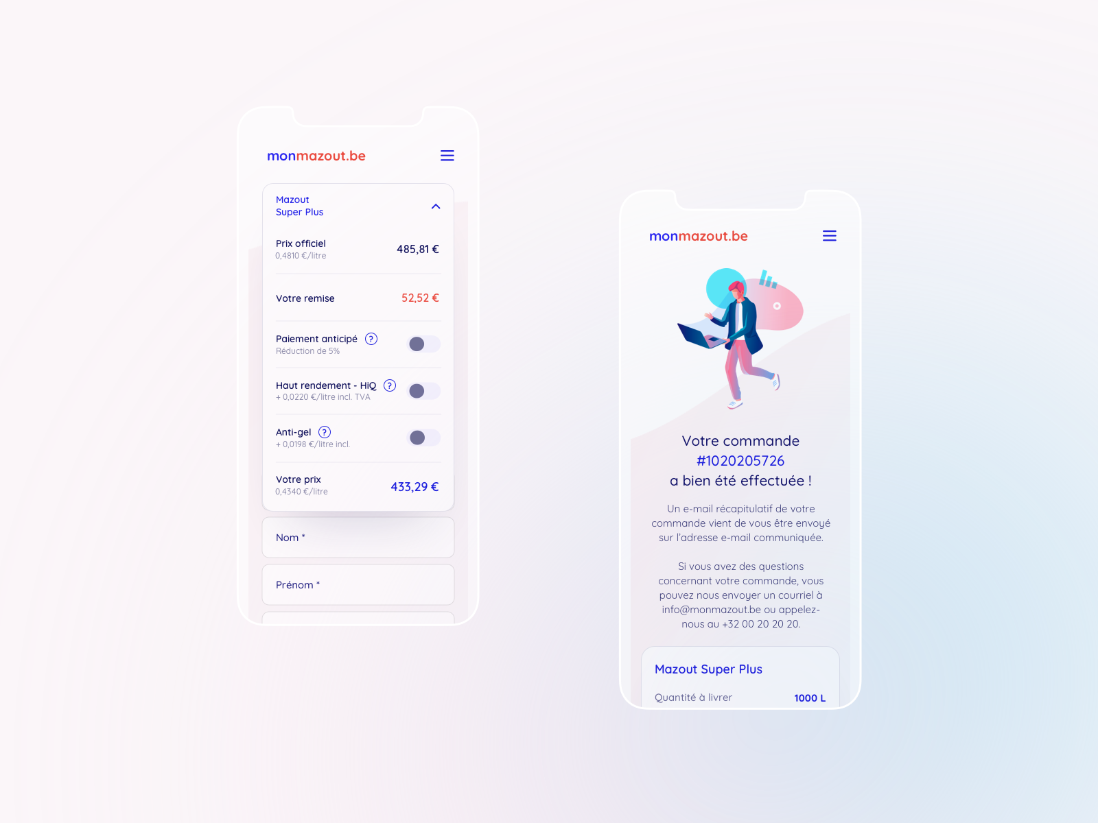 monmazout.be by unanim.studio on Dribbble
