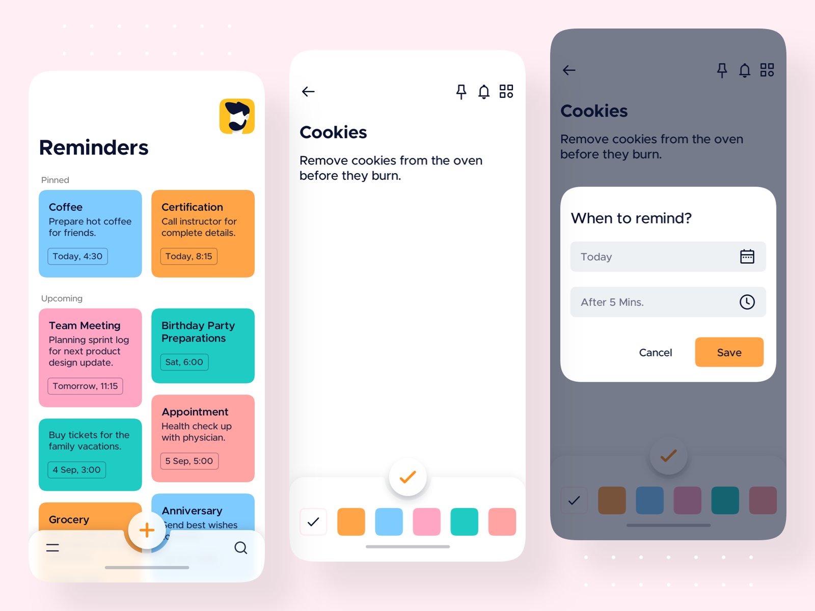 Reminder List • Reminders - iOS App Design by Nitish Khagwal on Dribbble