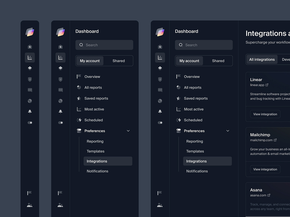 Browse thousands of Menu UI images for design inspiration | Dribbble