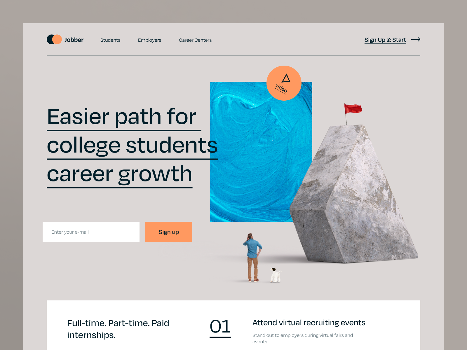 Jobber Website by Halo UI/UX for HALO LAB on Dribbble