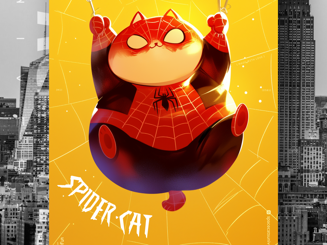 Spider-Cat by Space Cats Universe on Dribbble