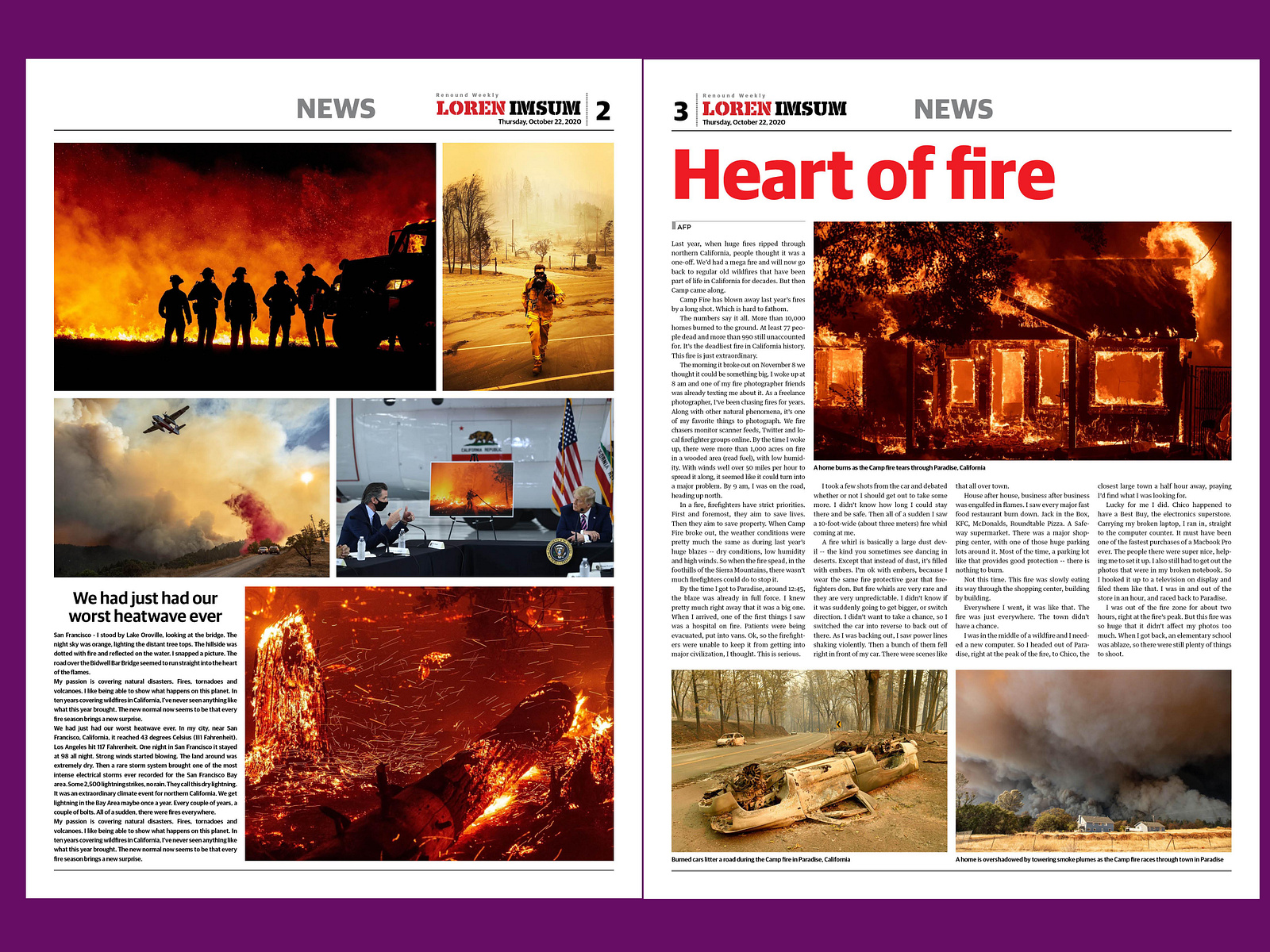 Best Newspaper Layout Design by Md Shamim Ali on Dribbble