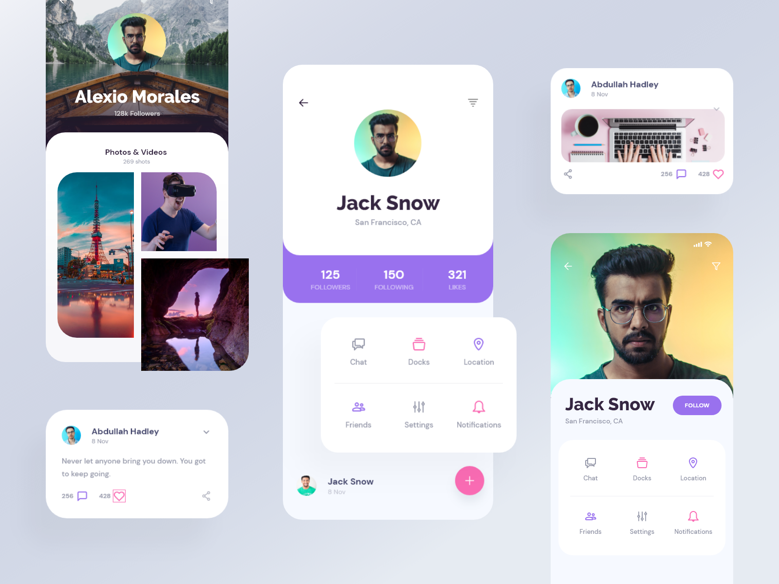App UI - User Profile | Exo UI kit by Sabbir on Dribbble App UI - User Profile | Exo UI kit by Sabbir on Dribbble