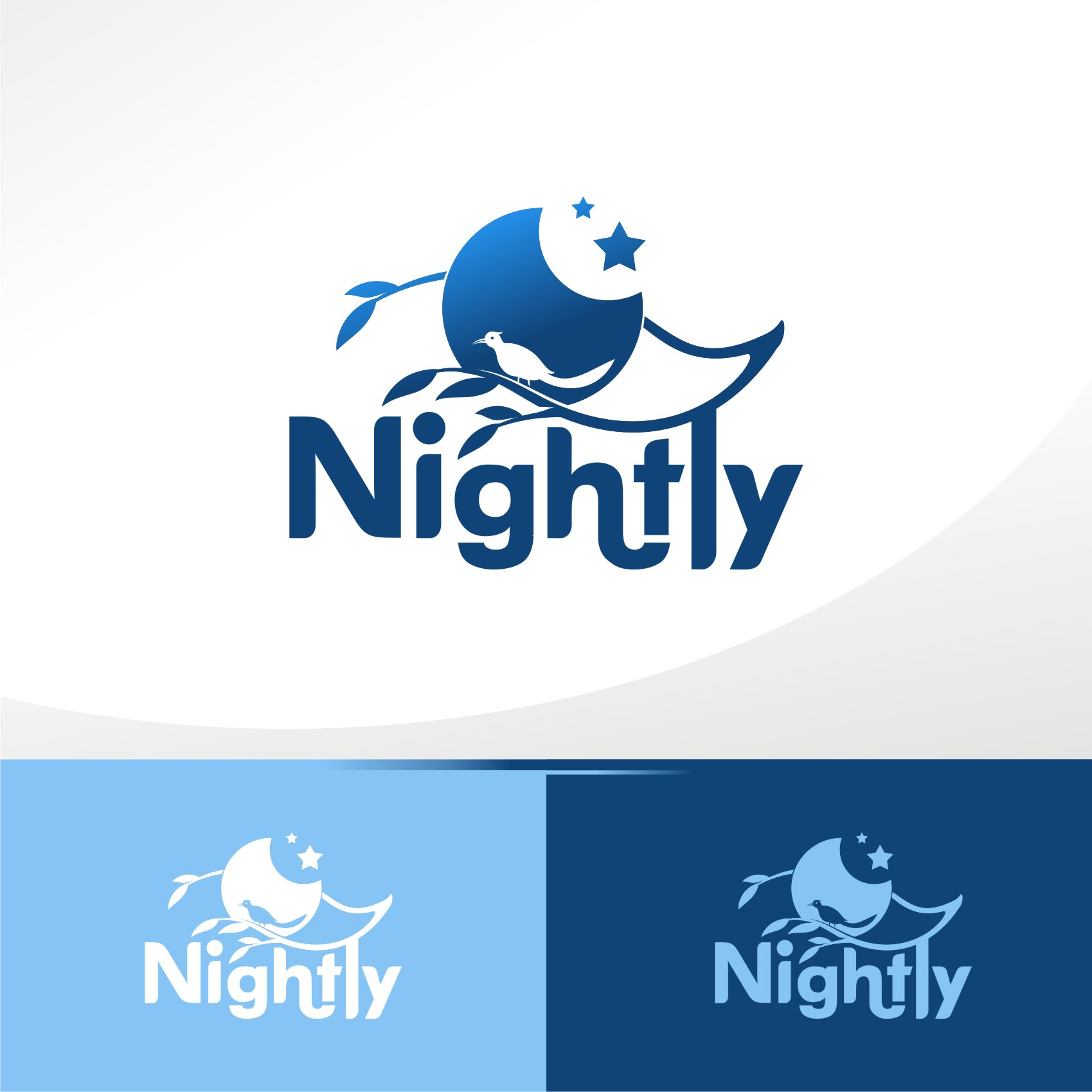 NIGHTLY Logo Design by Sakti Utomo on Dribbble