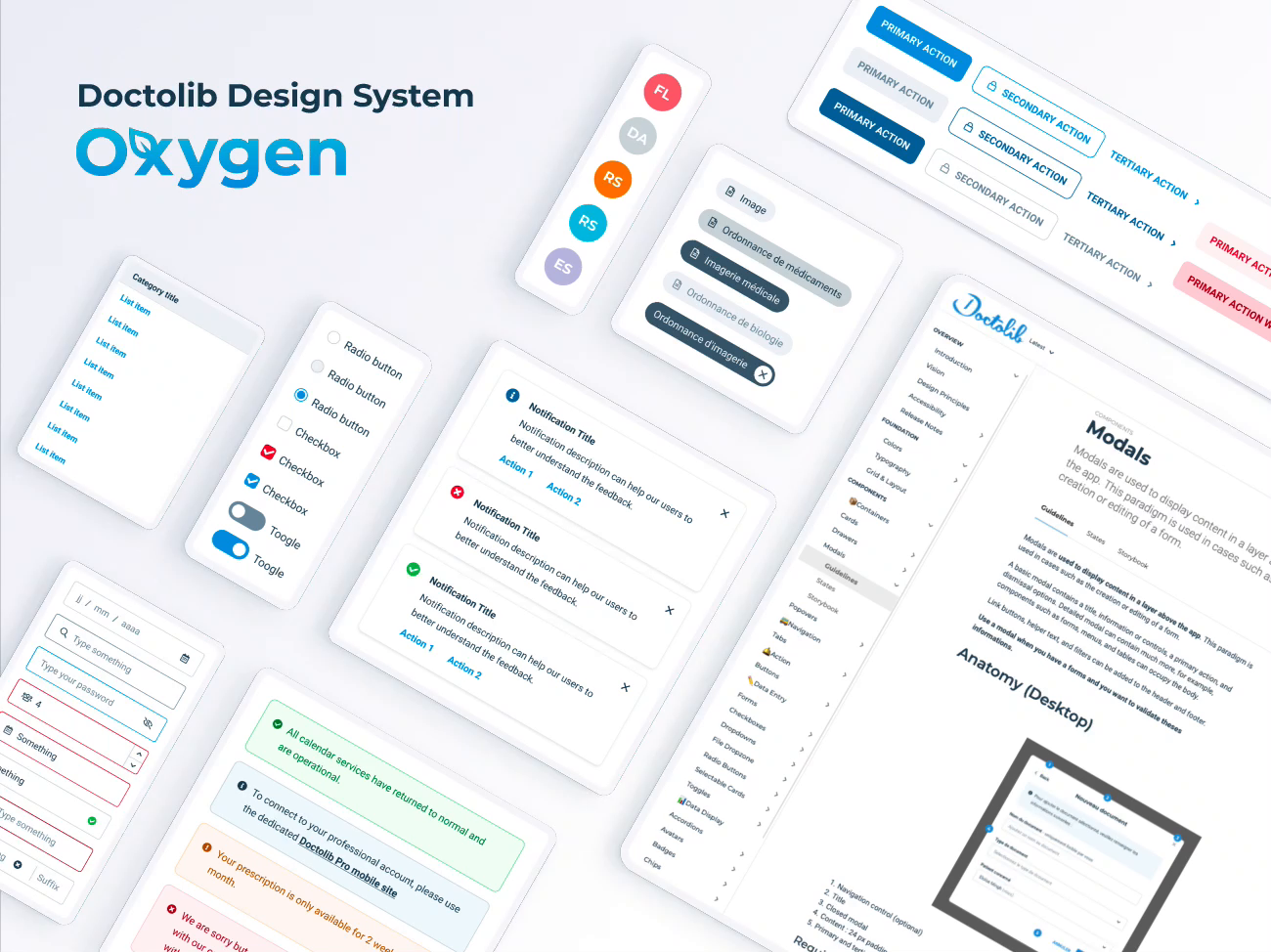 Oxygen Design System by Doctolib on Dribbble