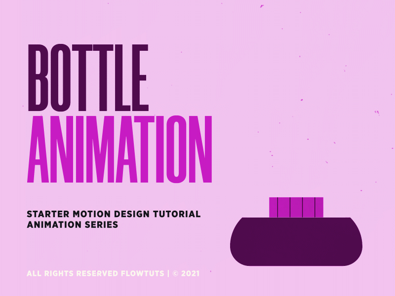 Medicine Bottle Animation by Flowtuts on Dribbble