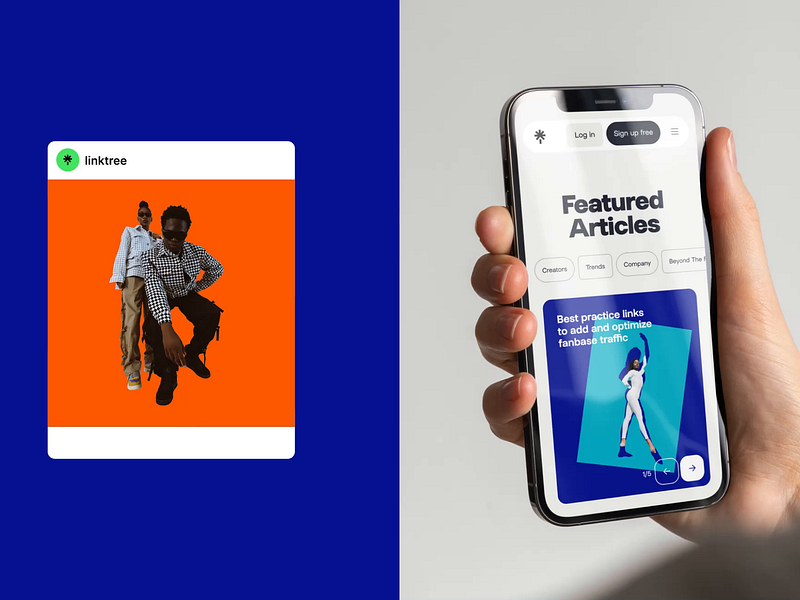 Linktree designs, themes, templates and downloadable graphic elements ...