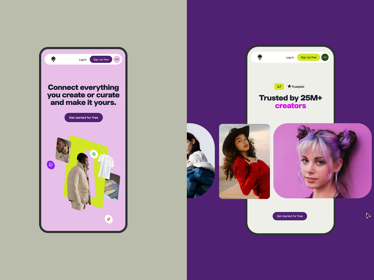 Linktree designs, themes, templates and downloadable graphic elements ...