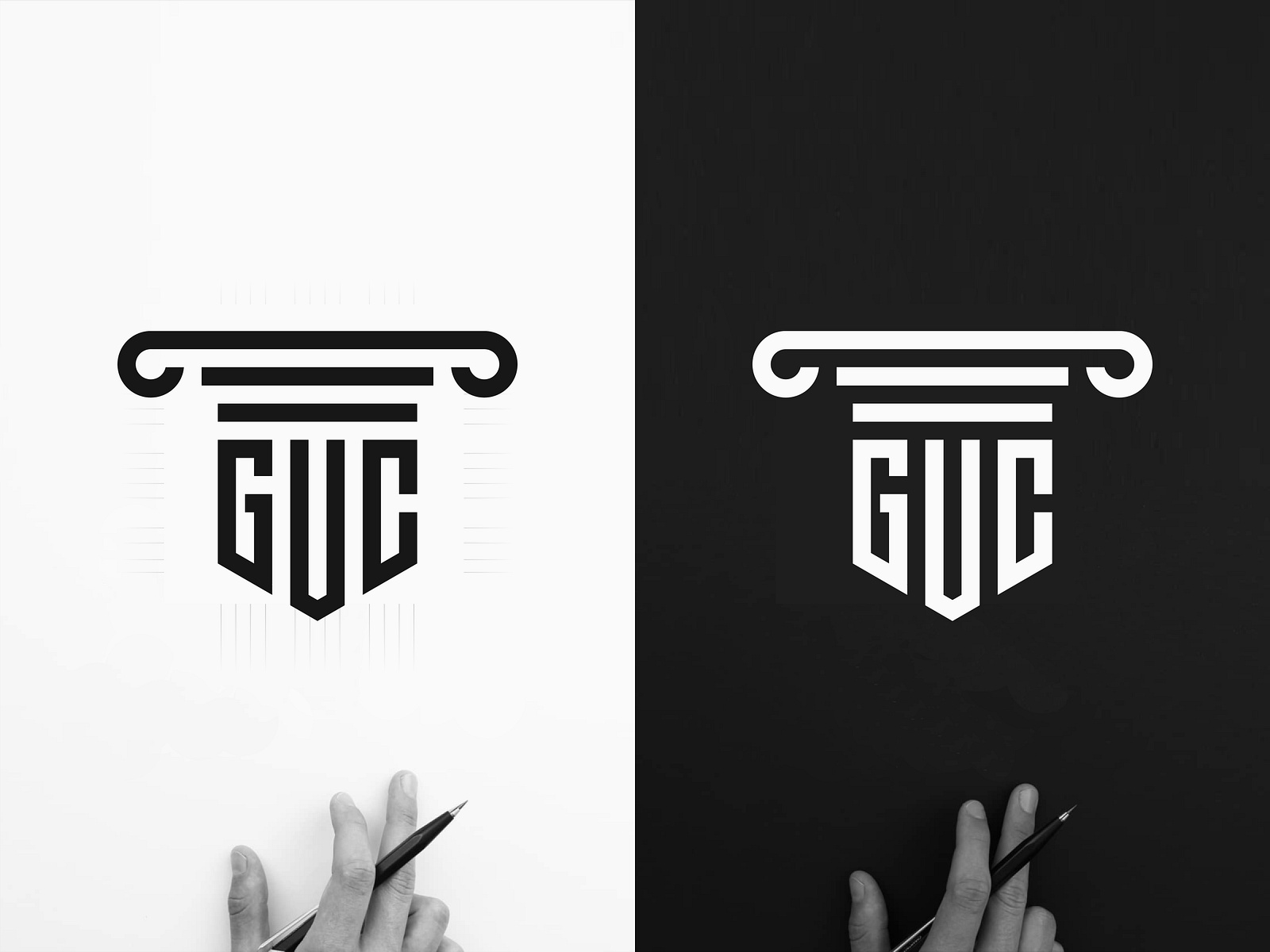 GUC logo | Attorney & Law by Sabuj Ali on Dribbble