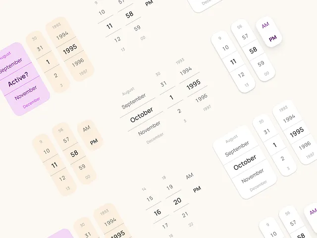 Browse thousands of Date Picker images for design inspiration | Dribbble