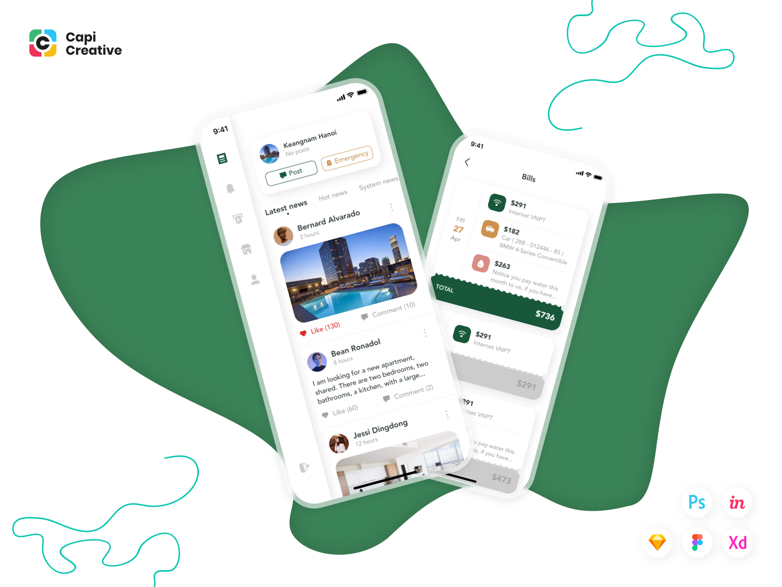 Smart Home App UI Kit by Capi Product for Capi Creative on Dribbble