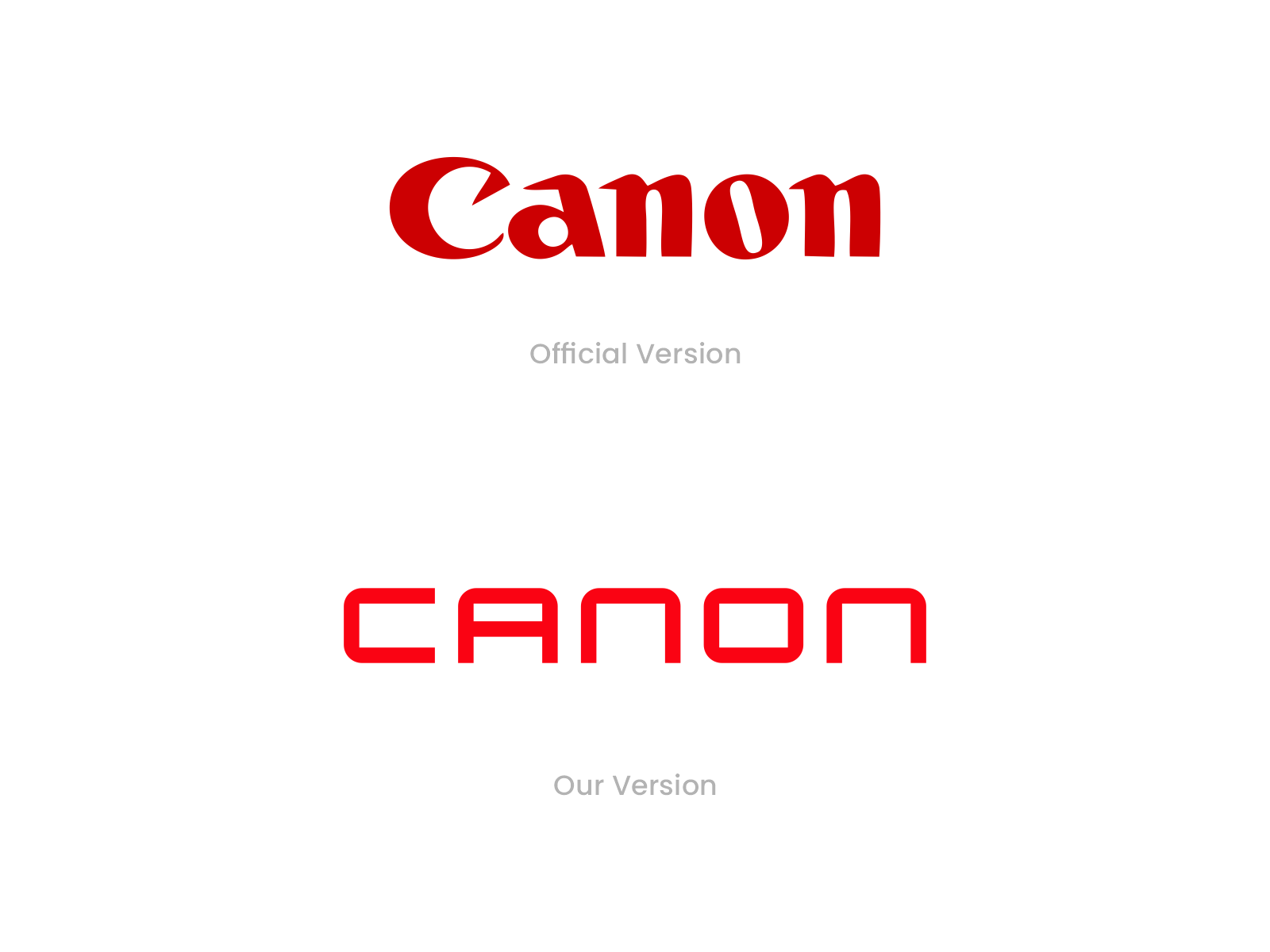 Redesign Logo Canon by Garagephic Studio on Dribbble