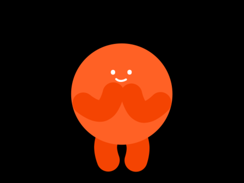Clapping character animation by Jiuk on Dribbble
