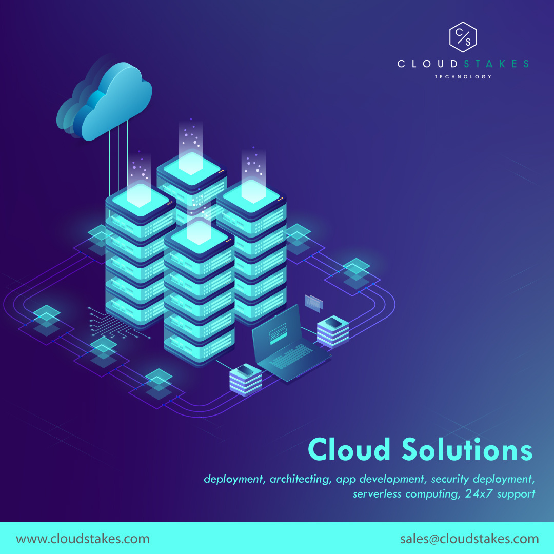 Cloud Services and Solution provider in India by CloudStakes Technology Pvt. Ltd. on Dribbble