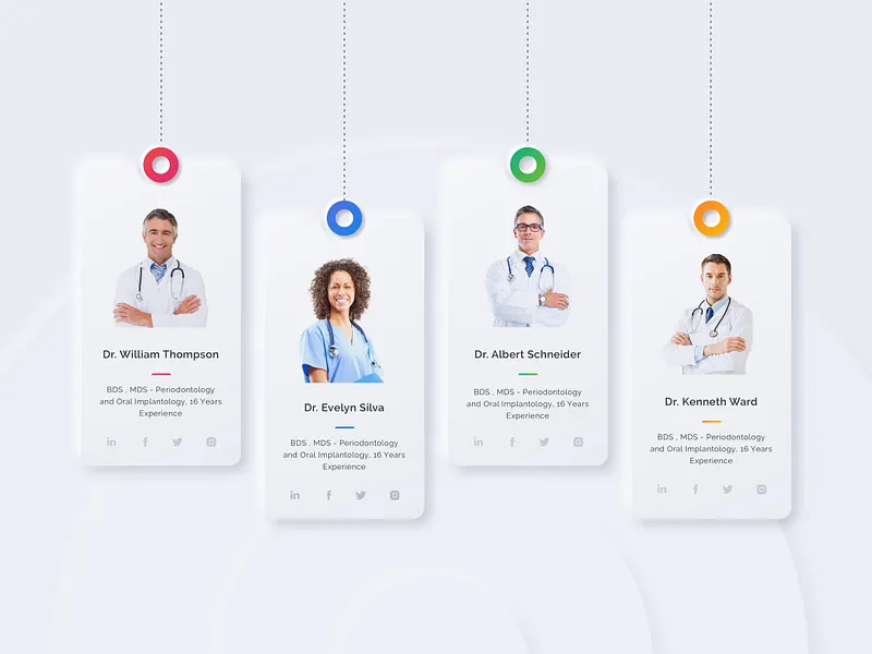 Browse thousands of Doctor Profile images for design inspiration | Dribbble