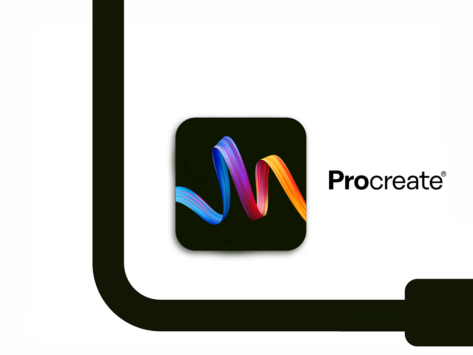 Procreate app icon redesign by Martin Milenkovski on Dribbble
