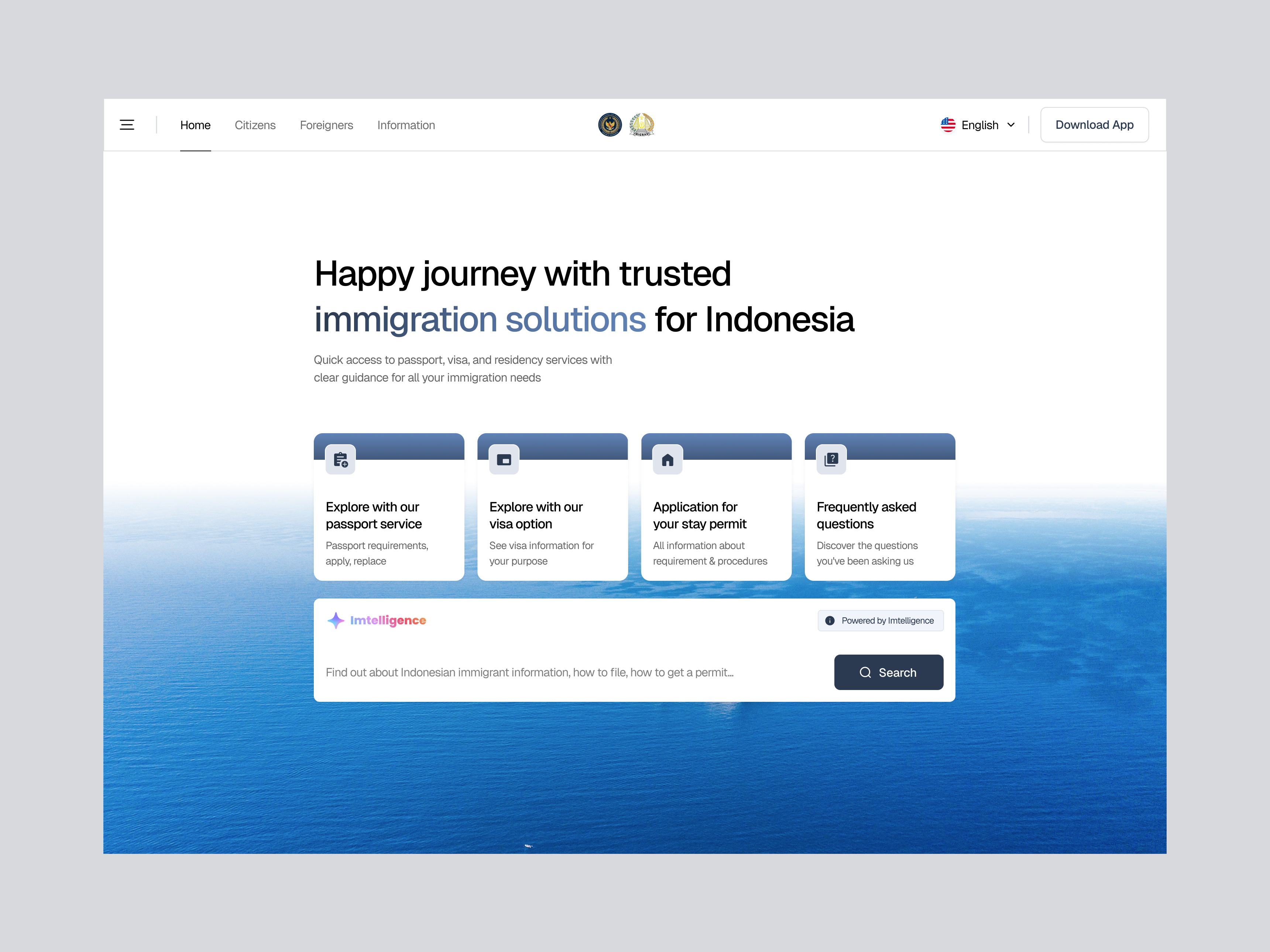Redesign of Government Immigration Landing Page by Rizal Eka Rismawan ...
