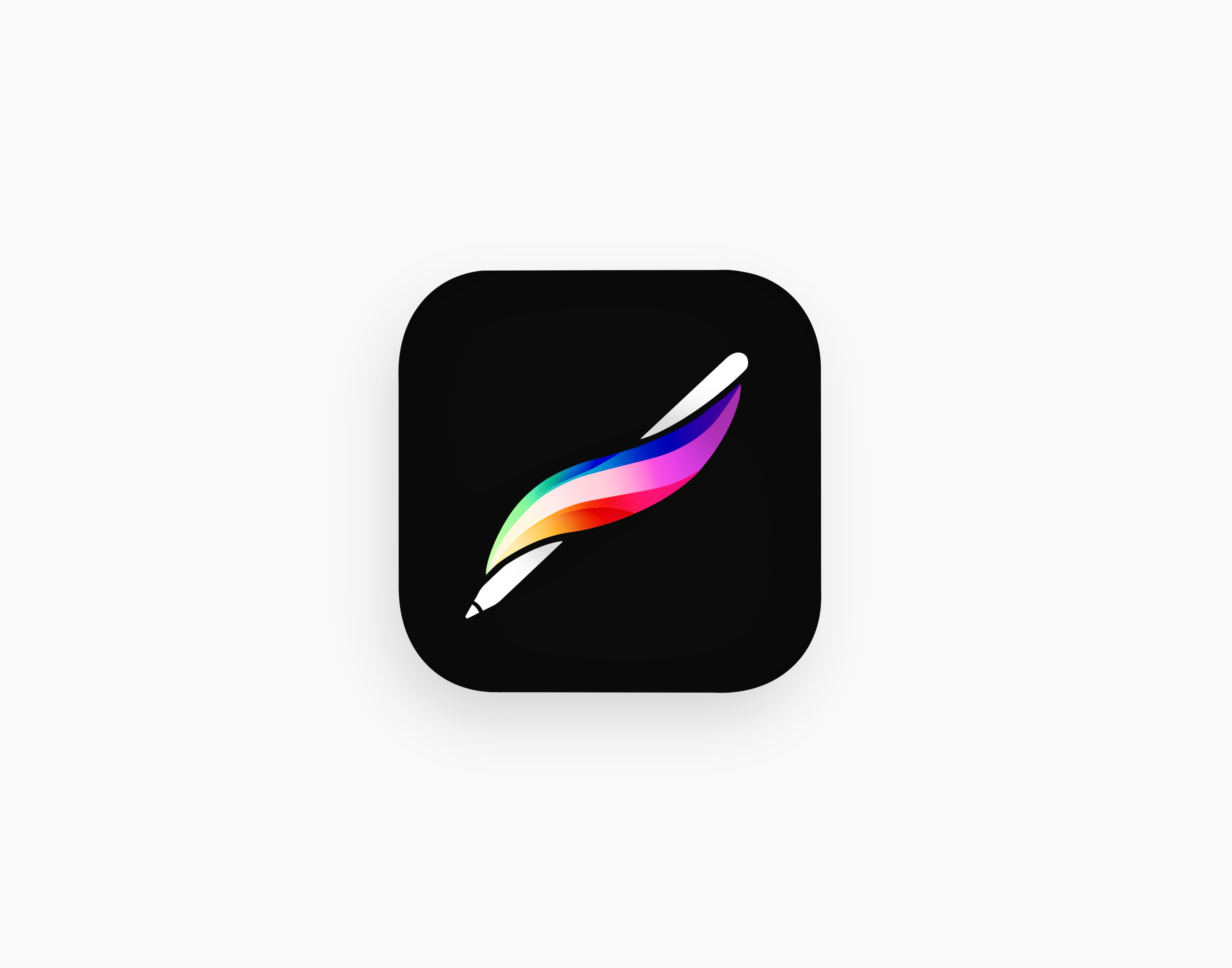 procreate x dribbble app icon redesign by Sarah Schwartz on Dribbble